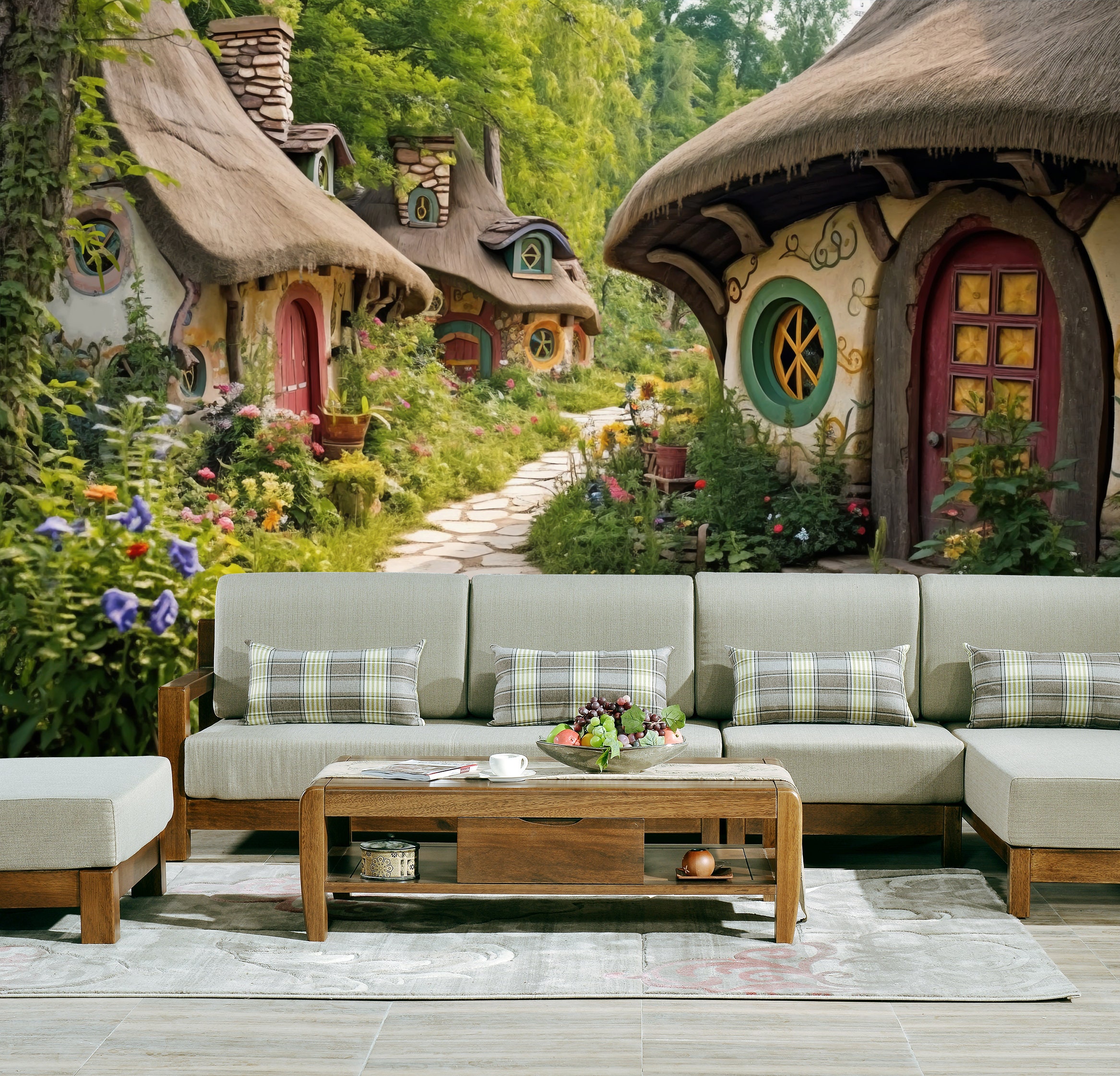 Hobbit Wallpaper Removable Kids' Fantasy Mural for Nursery Featuring ...