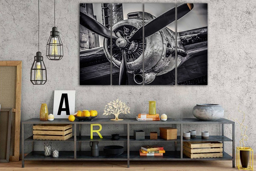 Plane Canvas Aircraft Decor Plane Photography Aircraft Gift - Etsy
