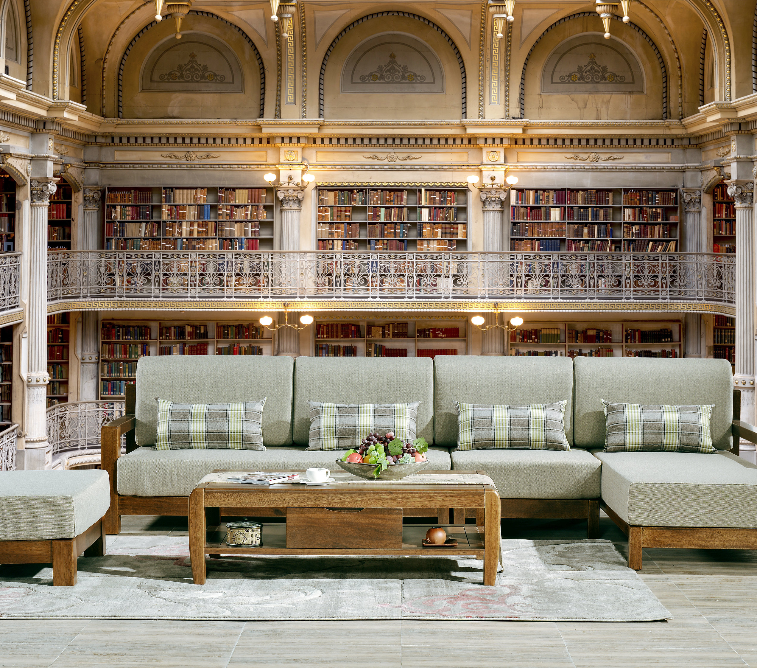 Library Wallpaper Wall Mural Home Office Wallpaper Peel and Stick Study ...