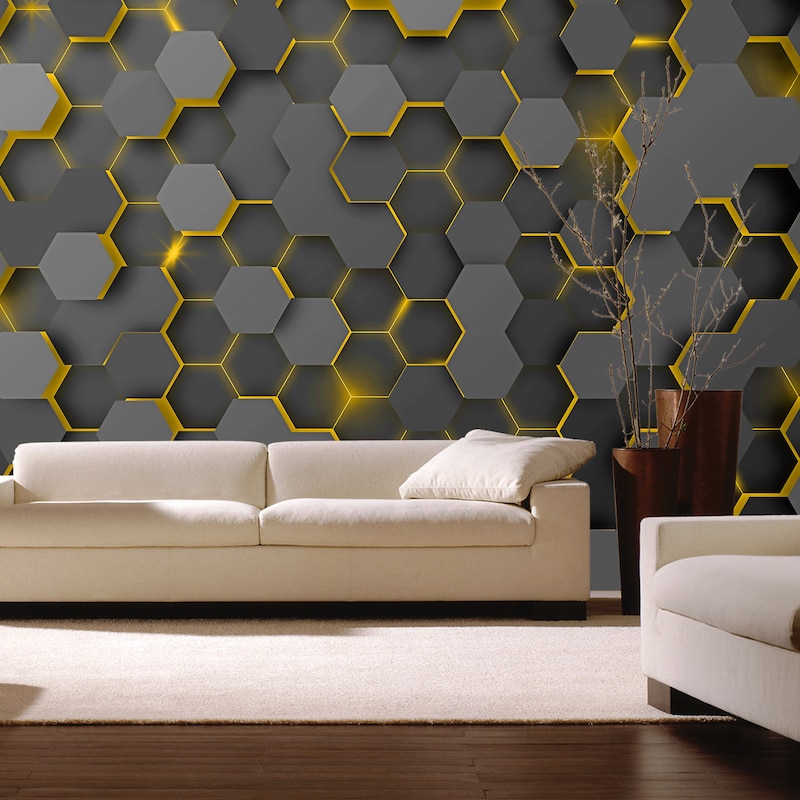Geometric Wall Covering - Etsy
