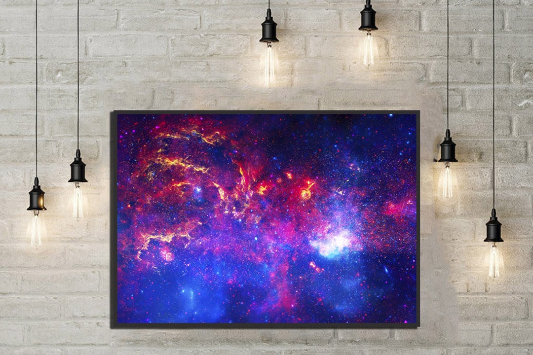 Galaxy Nebula Poster Nebula Art Astronomy Gifts Space Art Galaxy Poster ...