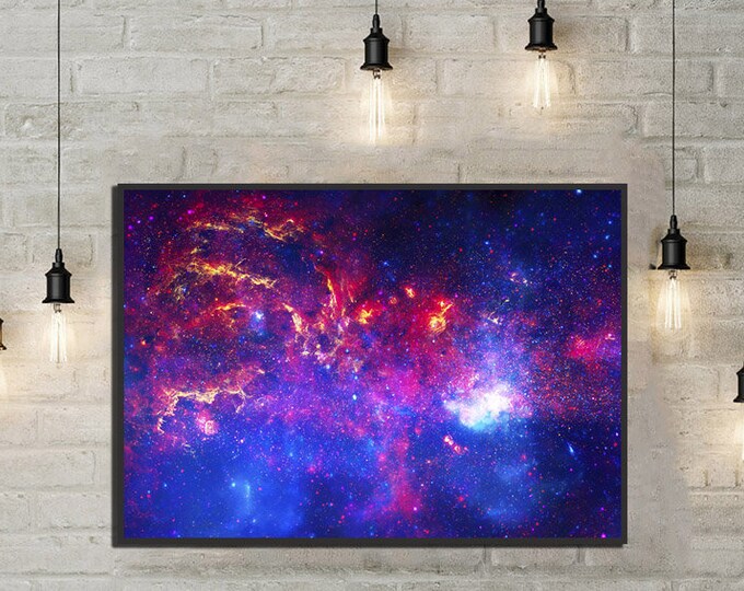 Space Poster, Hubble Telescope Art Haunting Nebula, Outer Space Art ...