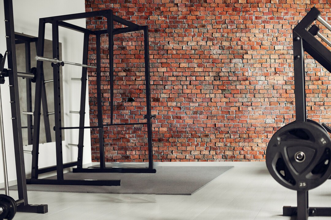 Brick Mural Temporary Loft Wallpaper Red & Modern Wall Decor Industrial ...