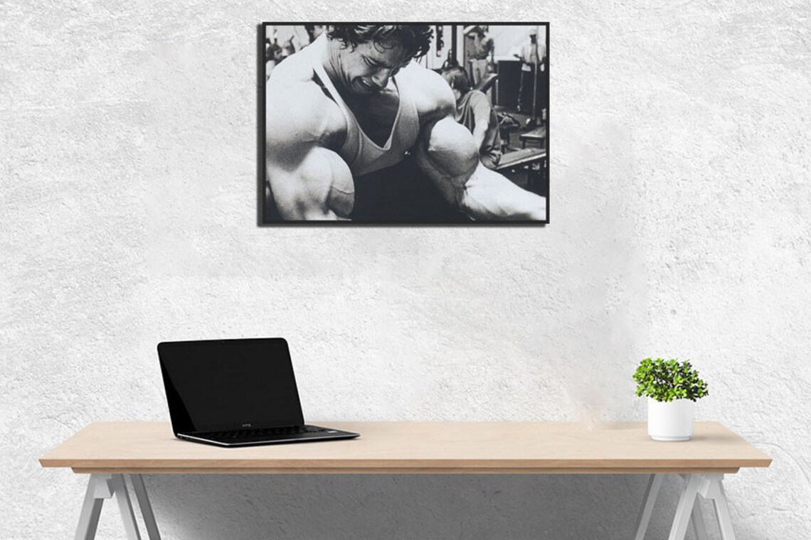 Bodybuilder Poster Arnold Prints Gym Motivation Print | Etsy