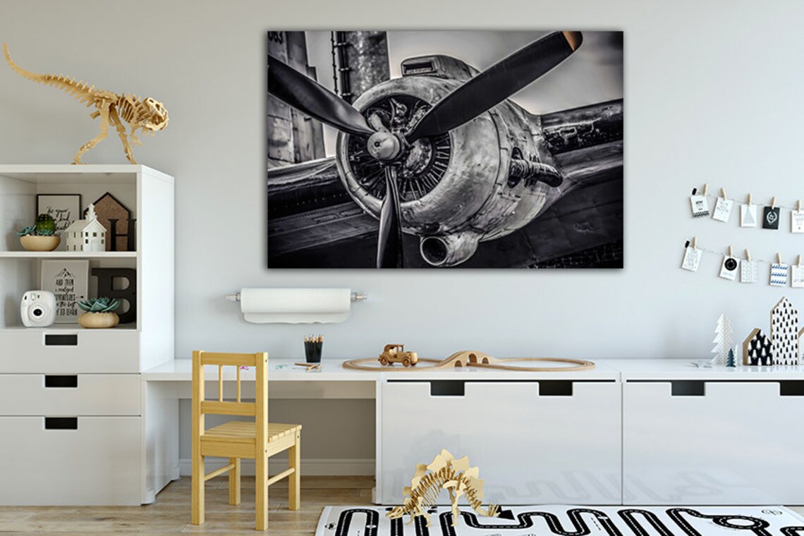 Plane Canvas Aircraft Decor Plane Photography Aircraft Gift | Etsy