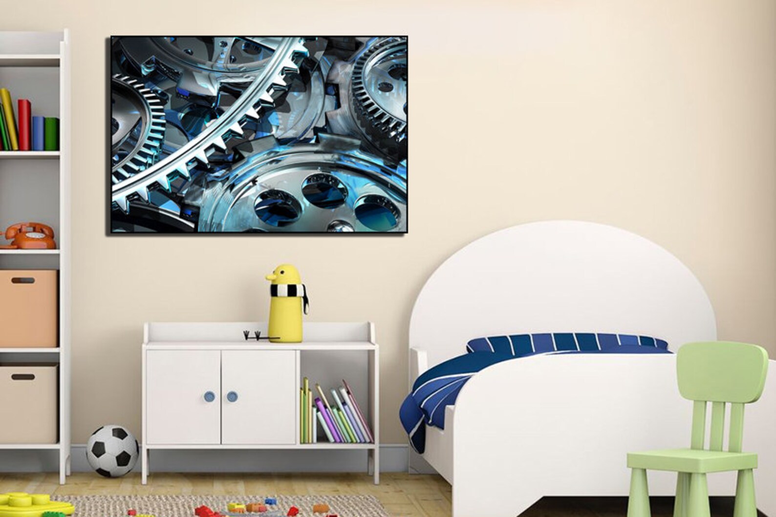 Mechanism Art Print Mechanism Décor Metal Decor Print Gears - Etsy