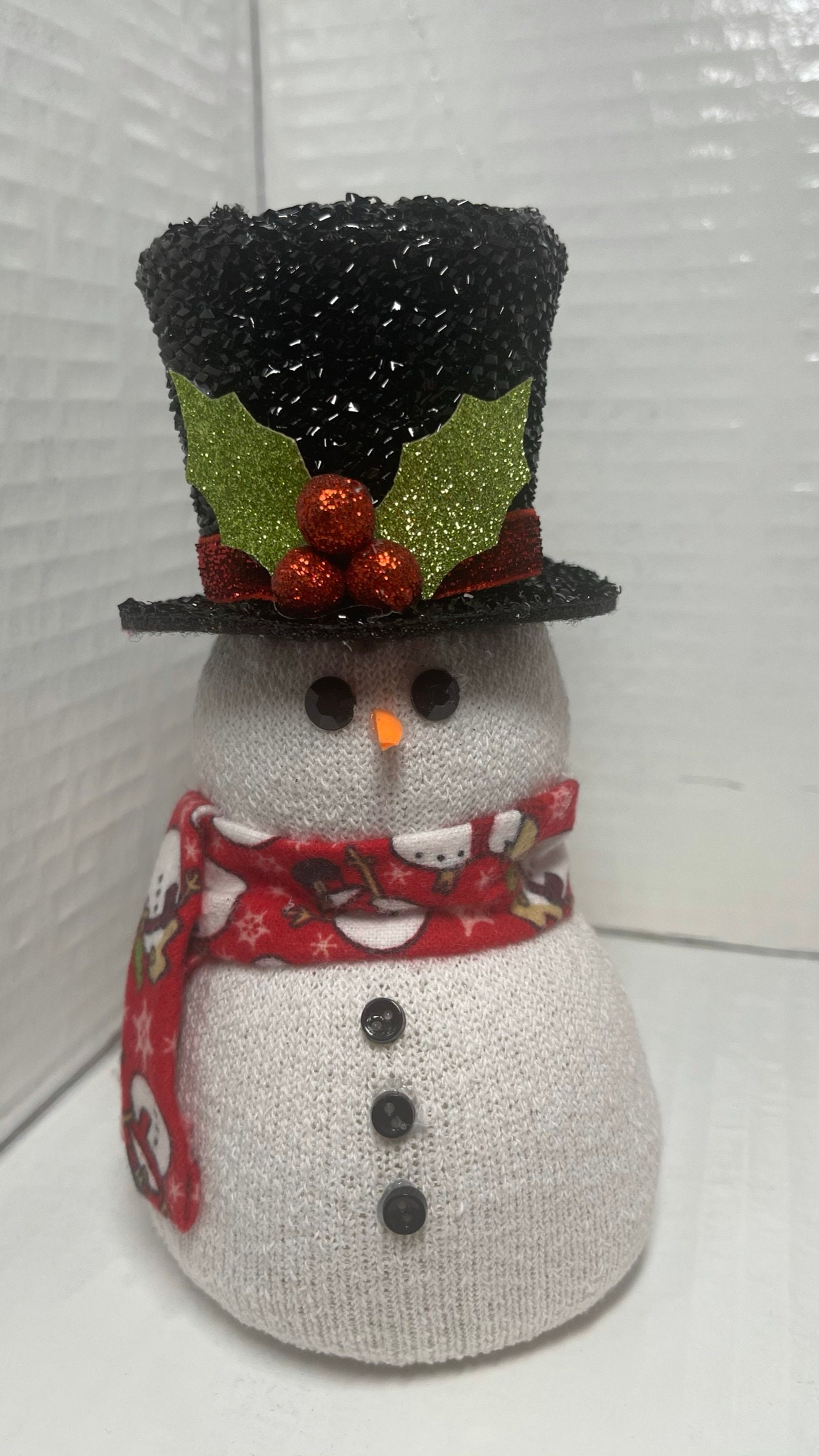 Snowman Family Winter Sock Family Snow Table Sitter Gnome Snowflake ...