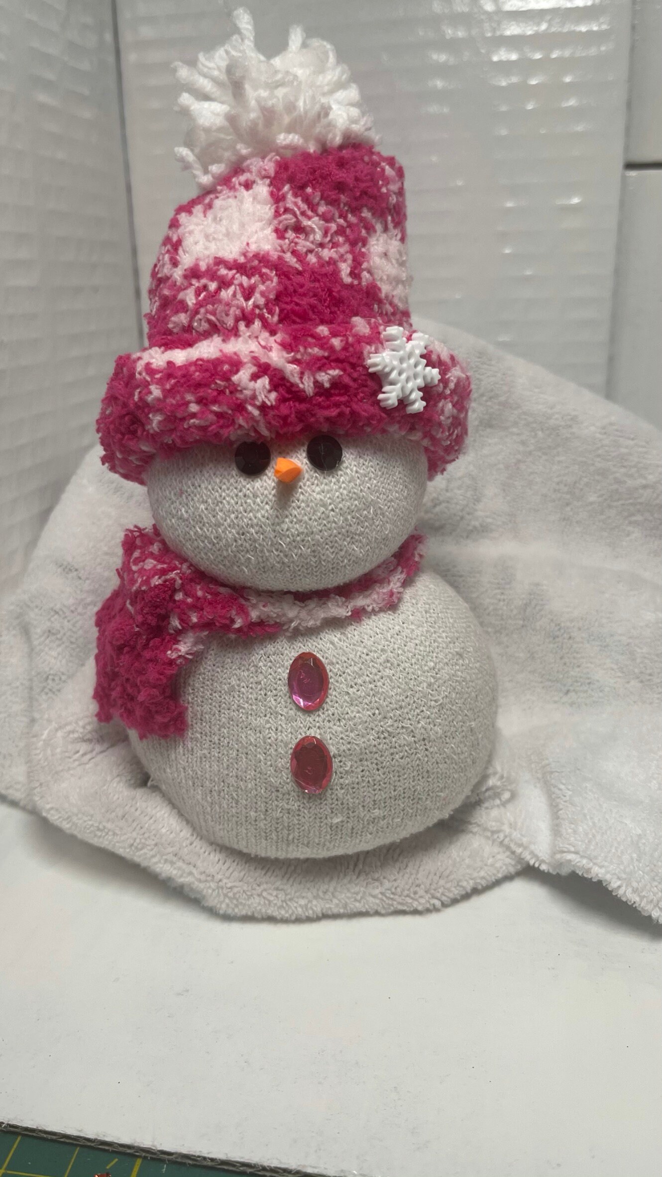 Snowman Family Winter Sock Family Snow Table Sitter Gnome Snowflake ...