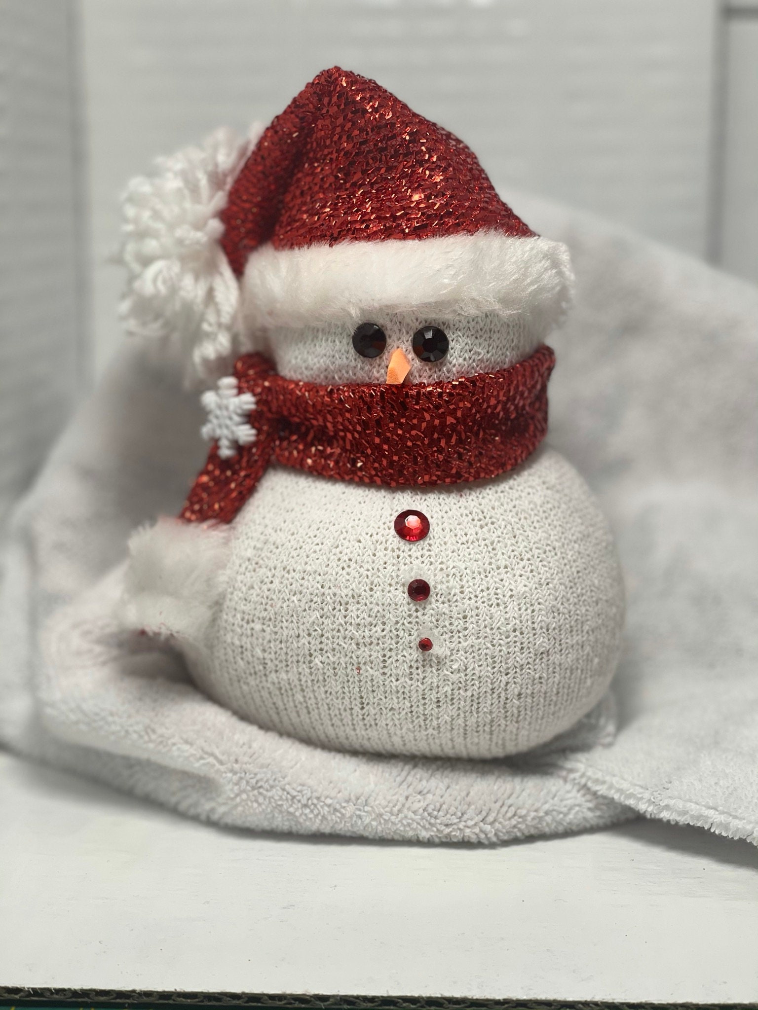 Snowman Family Winter Sock Family Snow Table Sitter Gnome Snowflake ...