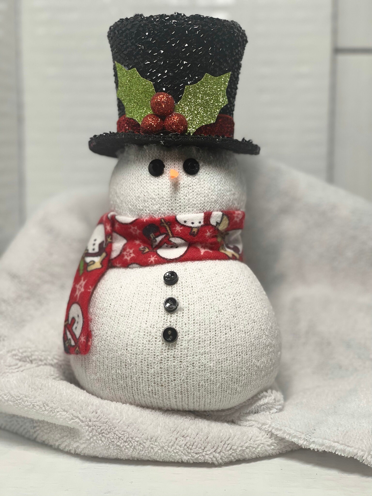 Snowman Family Winter Sock Family Snow Table Sitter Gnome Snowflake ...