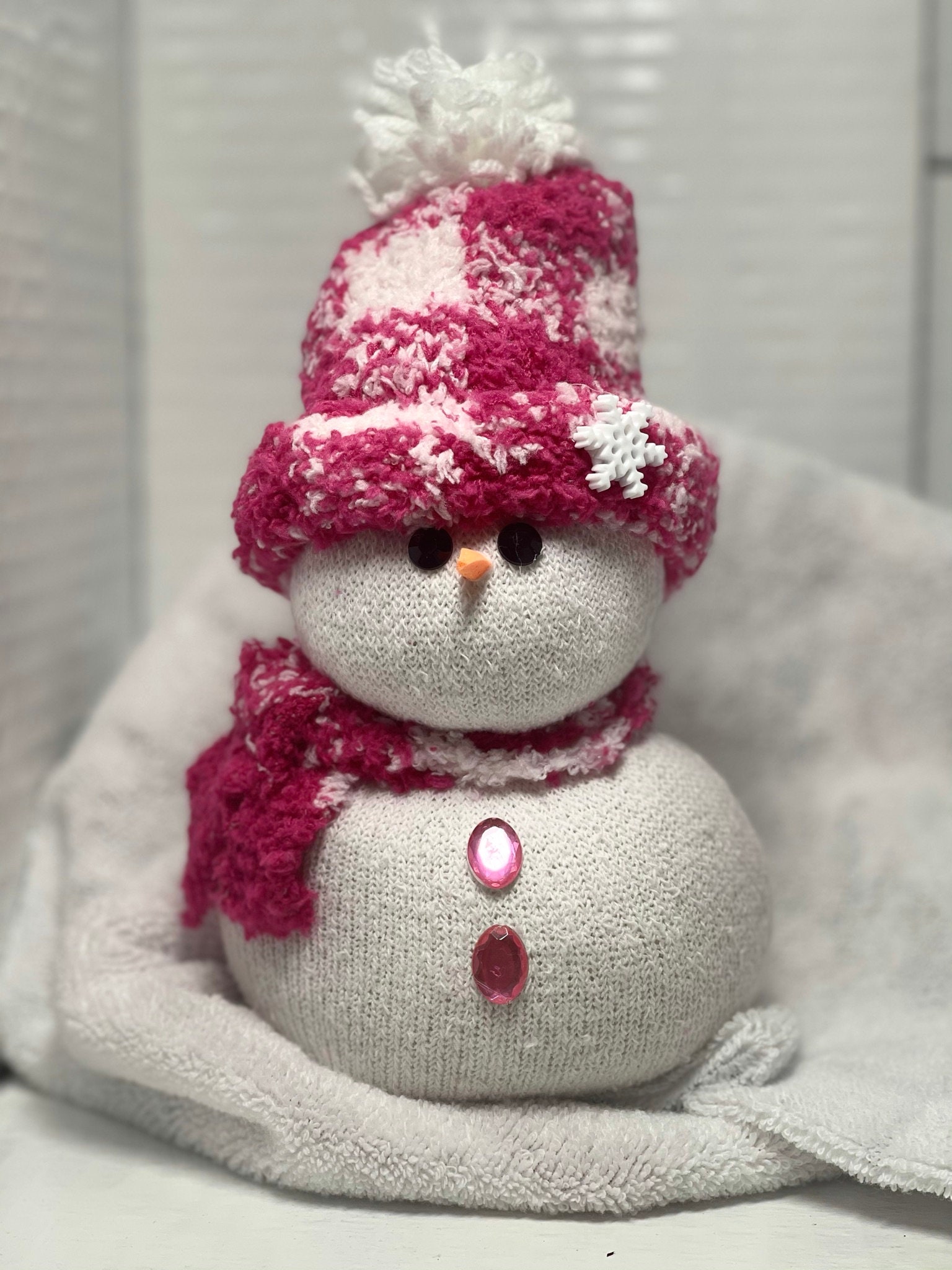 Snowman Family Winter Sock Family Snow Table Sitter Gnome Snowflake ...