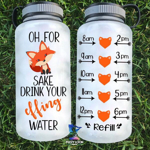 Oh for Fox Sake Bottle - Etsy