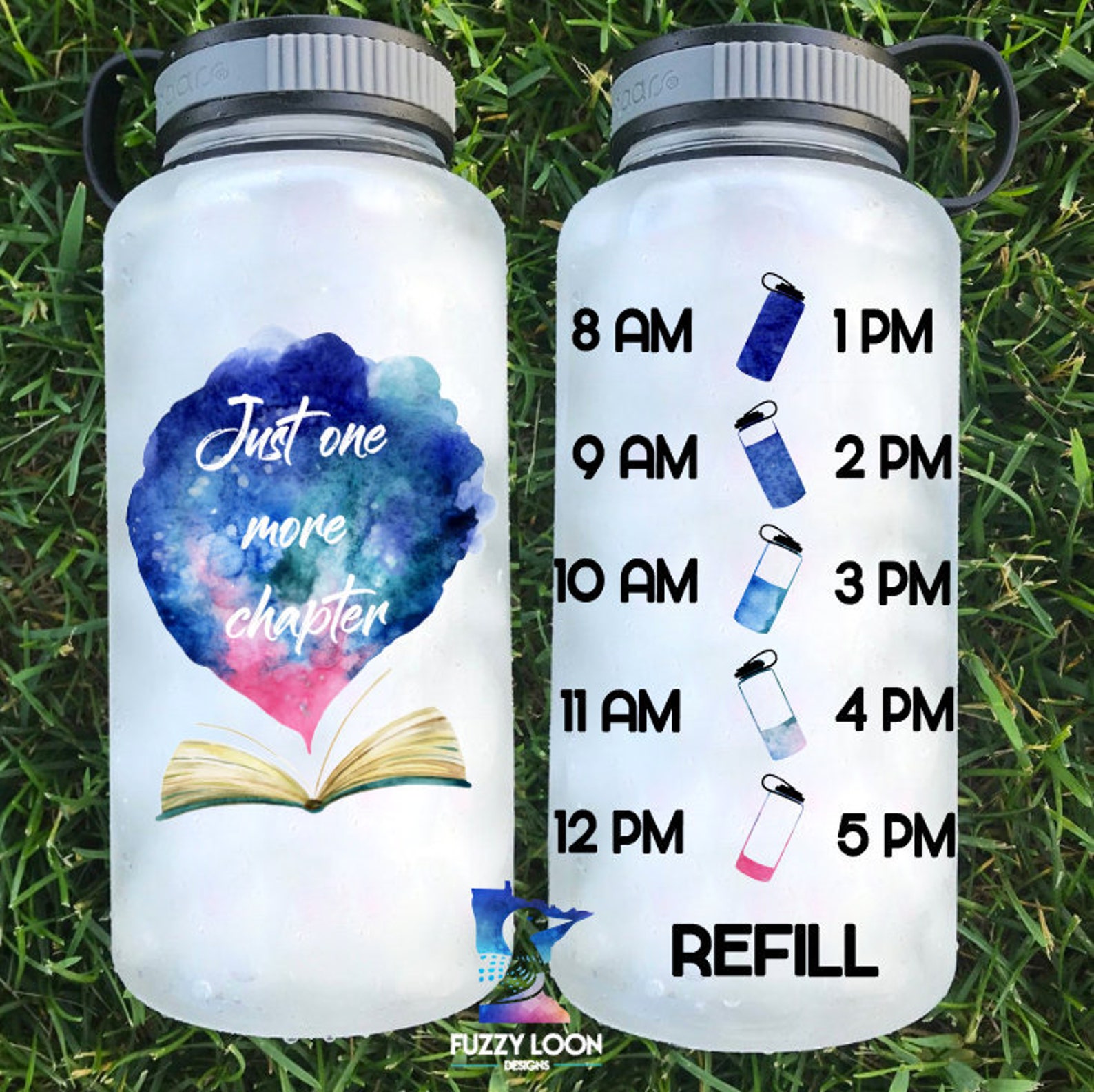 Just One More Chapter Motivational Water Bottle - Etsy