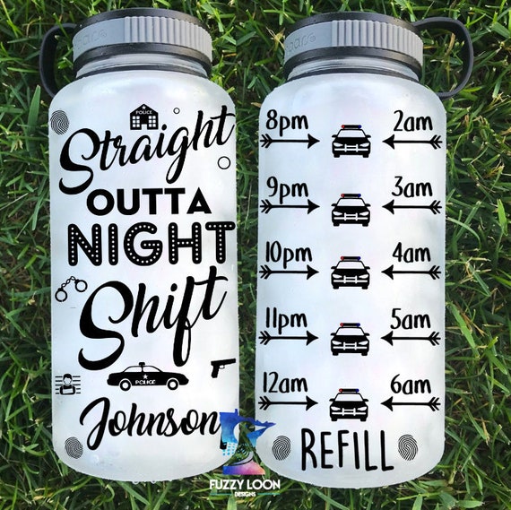 Night Shift Police Personalized Law Enforcement Motivational - Etsy