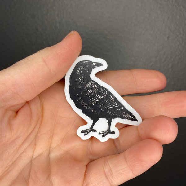 Crow Sticker - Etsy