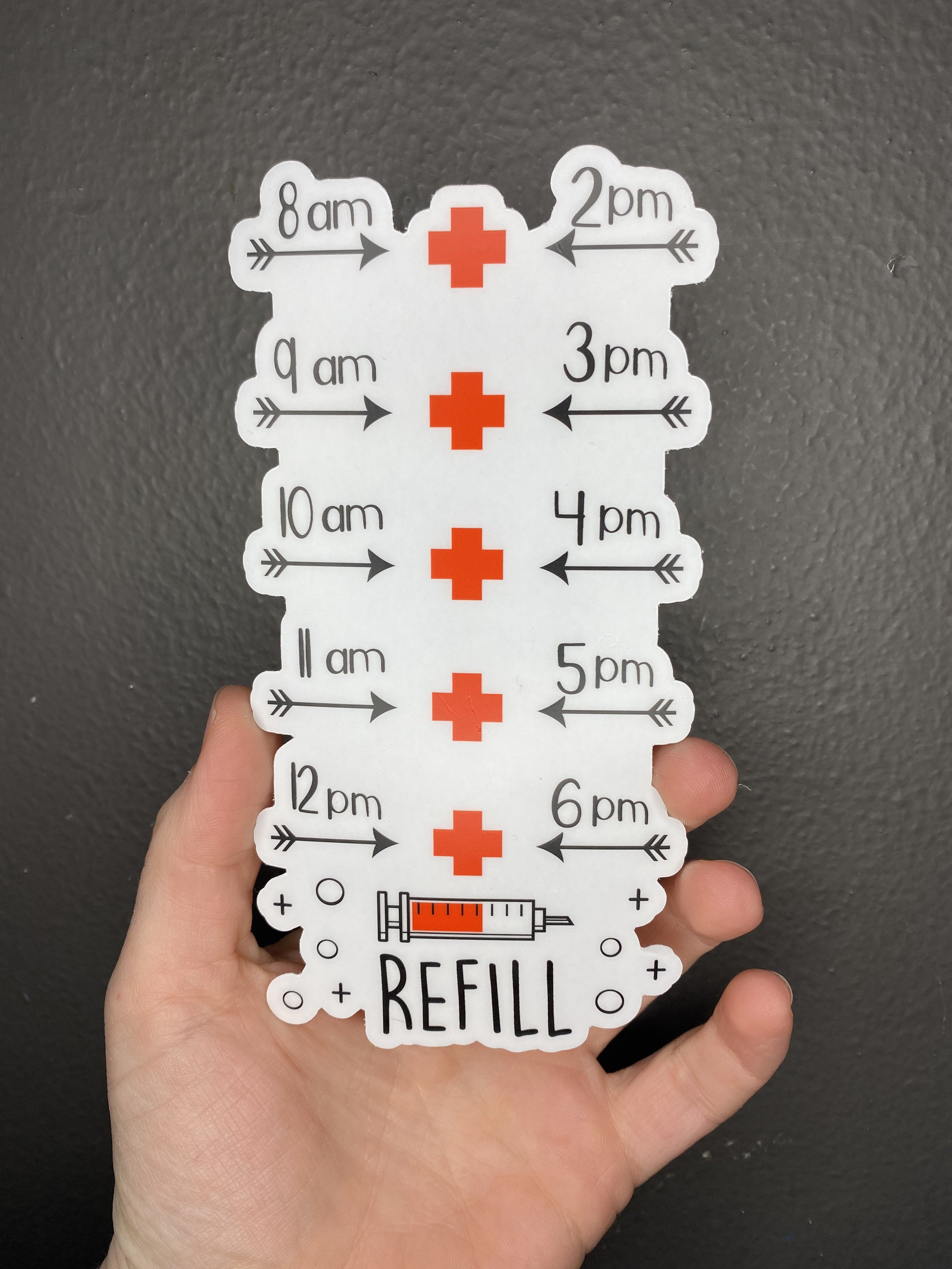 Nurse Water Bottle Tracker Sticker Motivational Water Bottle - Etsy