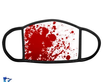 Blood Splat Mask | Etsy
