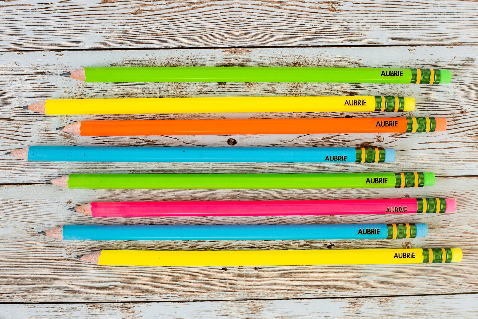 Personalized Neon Pencils 18 Pack Ticonderoga 2 - Etsy