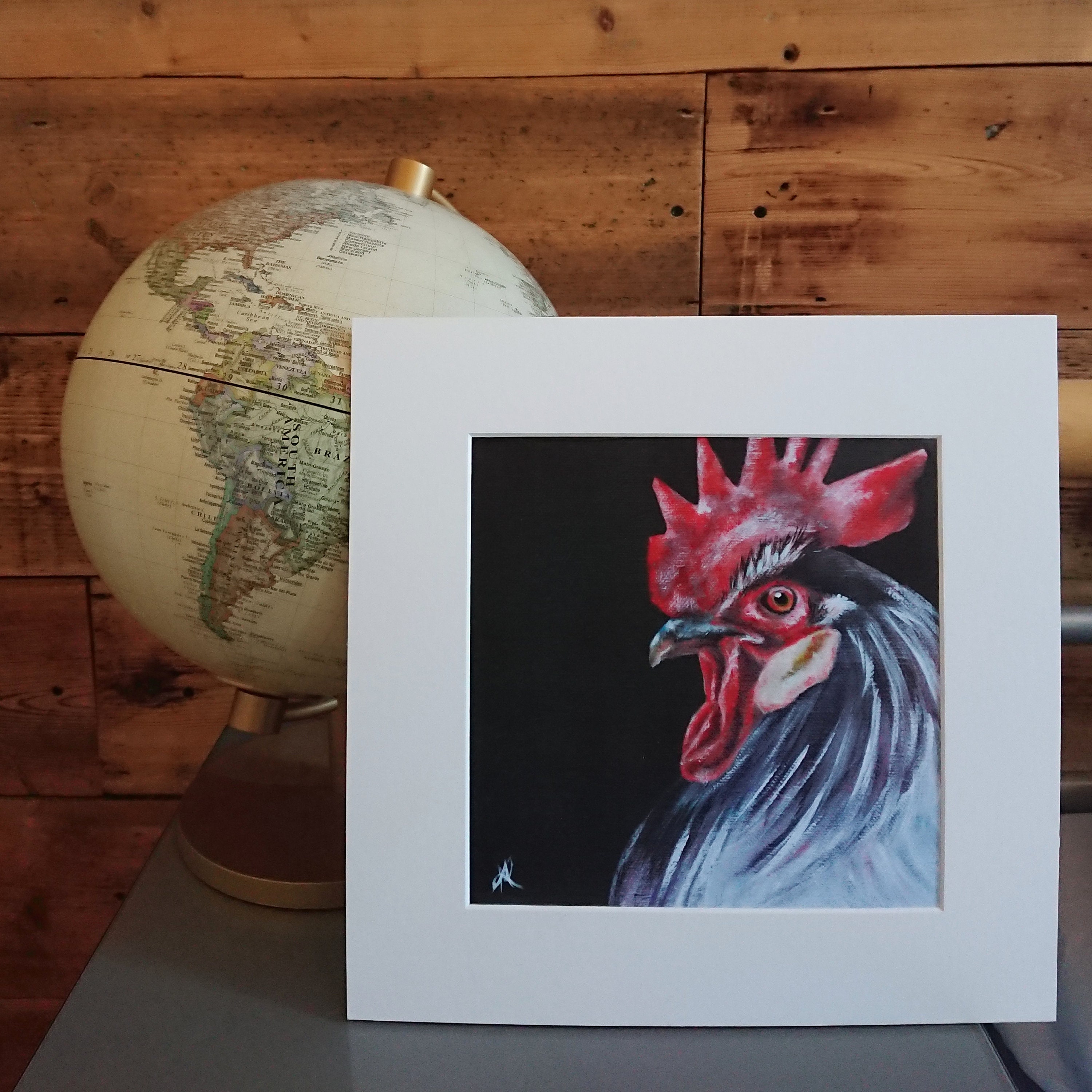 Cockerel Print - Cockerel Print, Rooster, Rooster Art, Cockerel Art ...