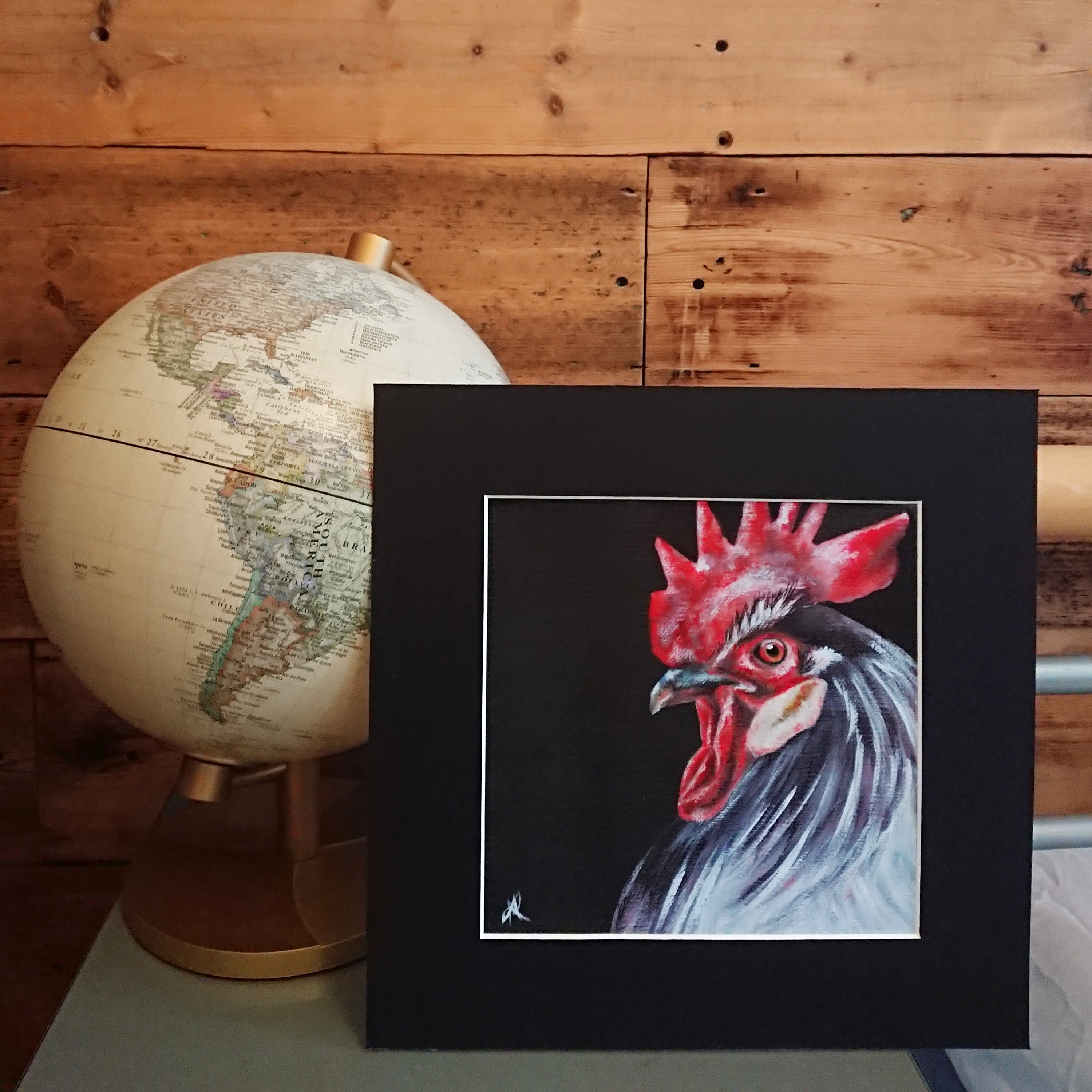 Cockerel Print - Cockerel Print, Rooster, Rooster Art, Cockerel Art ...