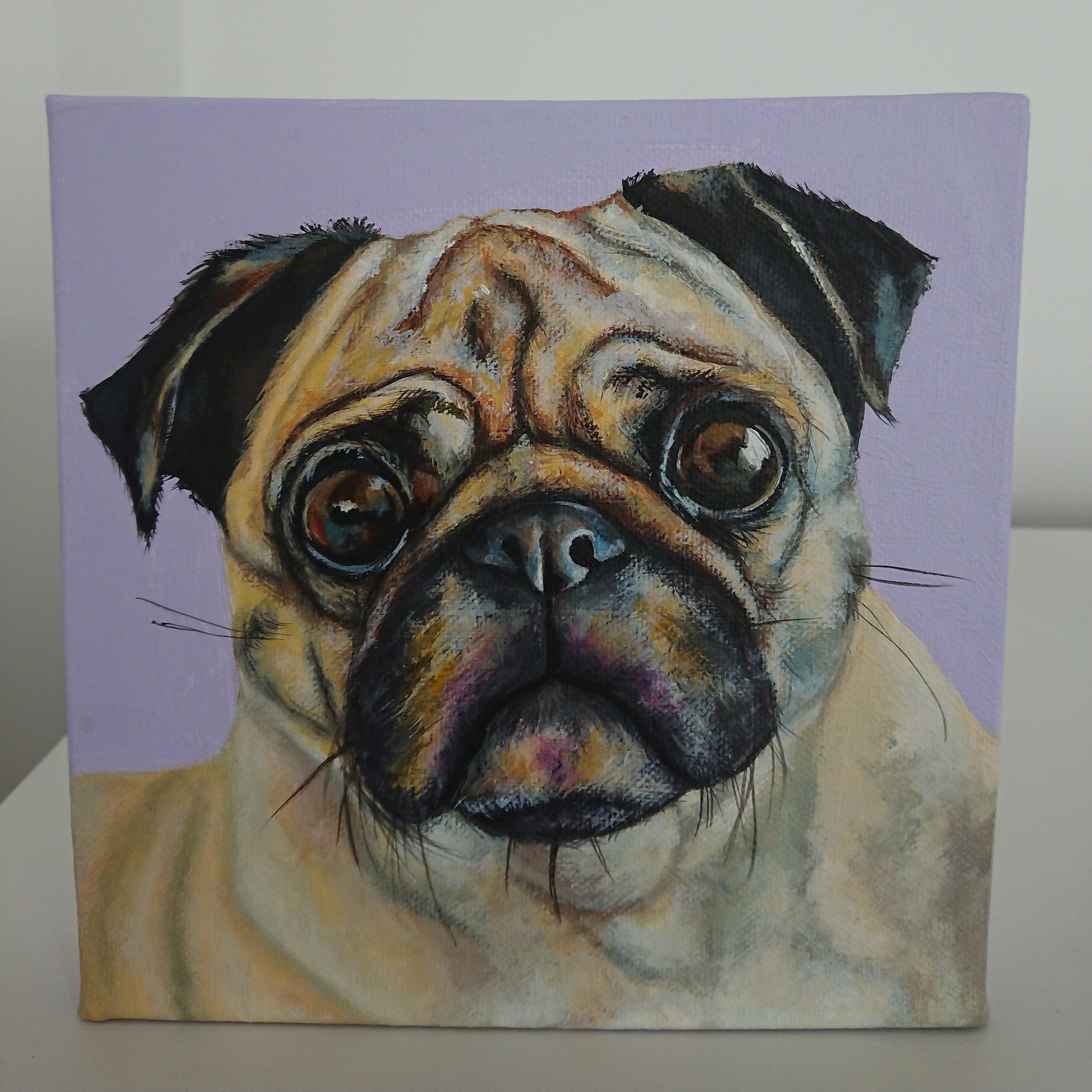 Pugalicious Pug Painting Pug Art, Wall Art, Decor, Animal Art, Pet ...
