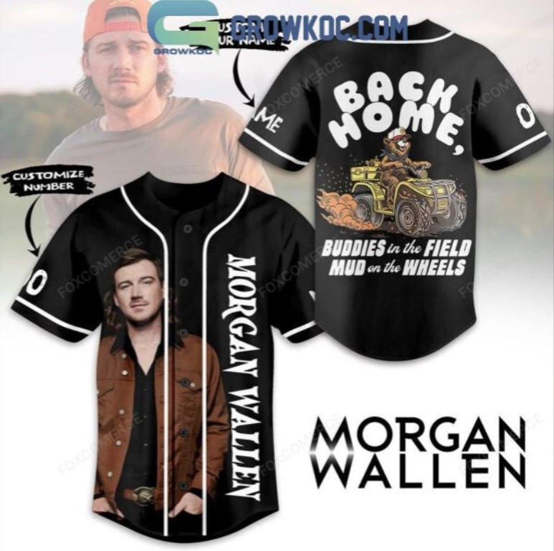 Morgan Wallen Back Home Buddies in the Field Personalized Baseball ...