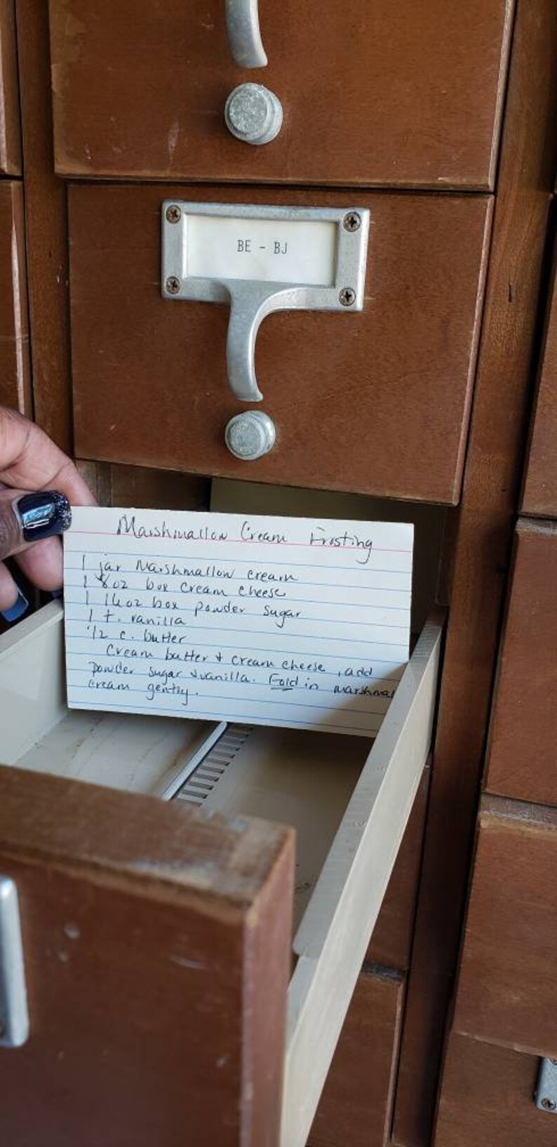 Authentic Vintage 1960s Library Card Catalog by Brodart 60 | Etsy