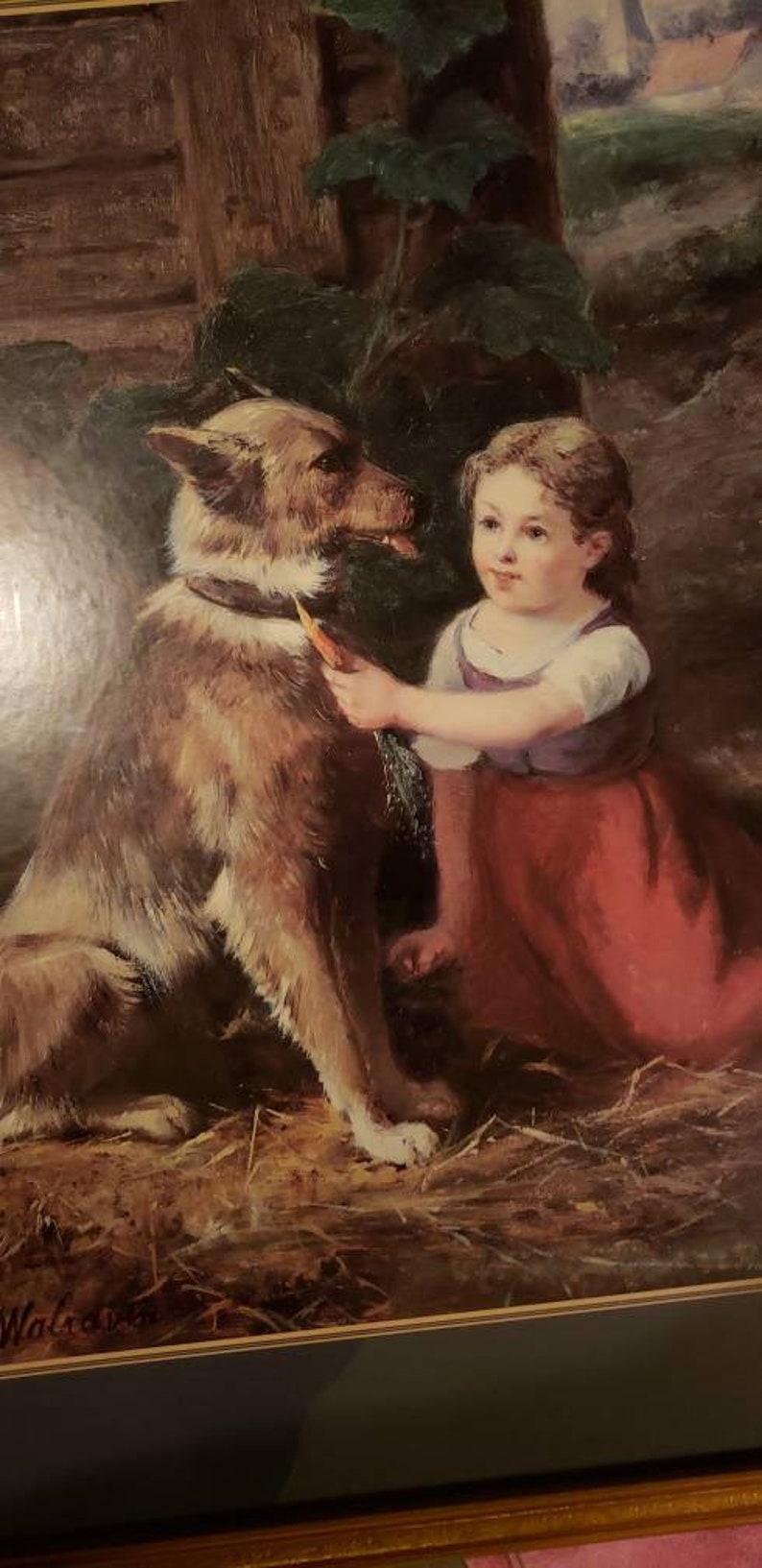 Vintage Jan Walraven Painting A Carrot for a Friend. Dutch - Etsy