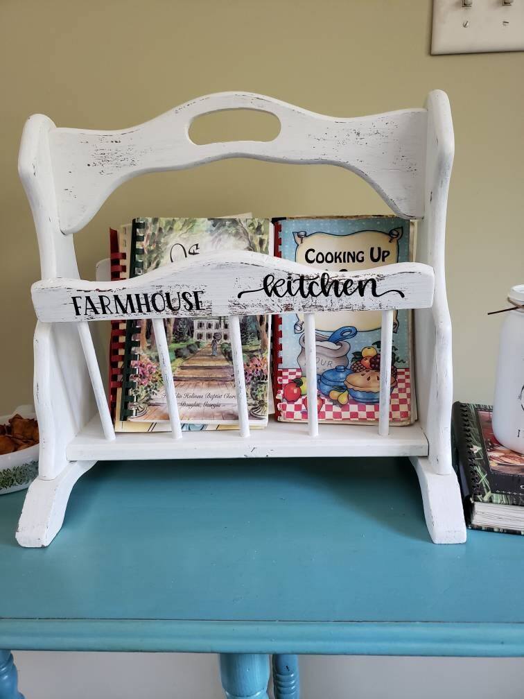Vintage Wooden Magazine Rack. Newspaper Rack Country Storage - Etsy