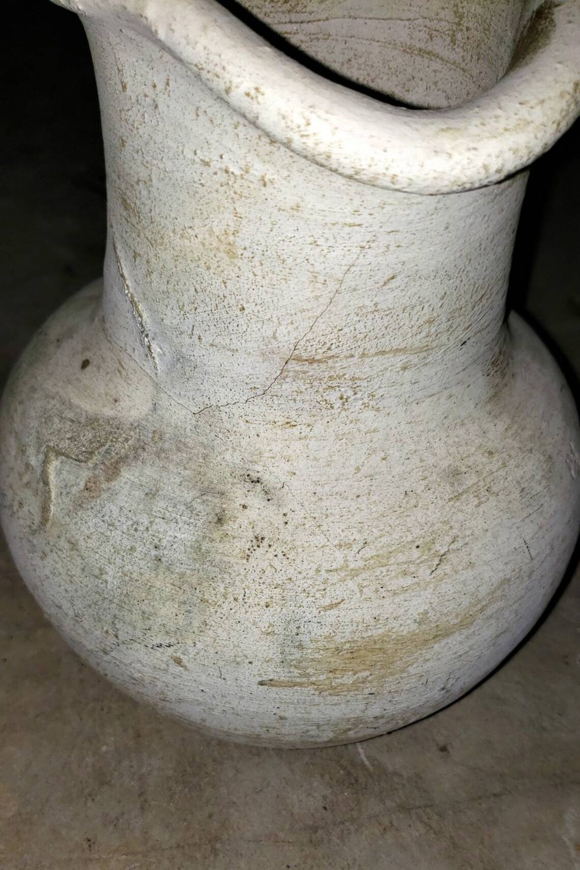 Vintage Clay Water Jug Pitcher Primitive Stoneware Farmhouse | Etsy