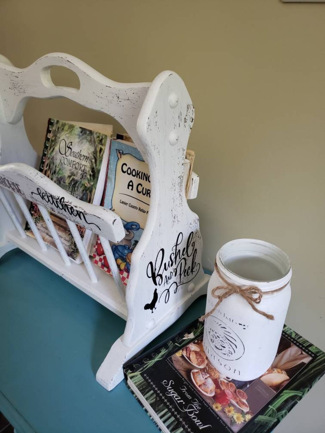 Vintage Wooden Magazine Rack. Newspaper Rack Country Storage - Etsy