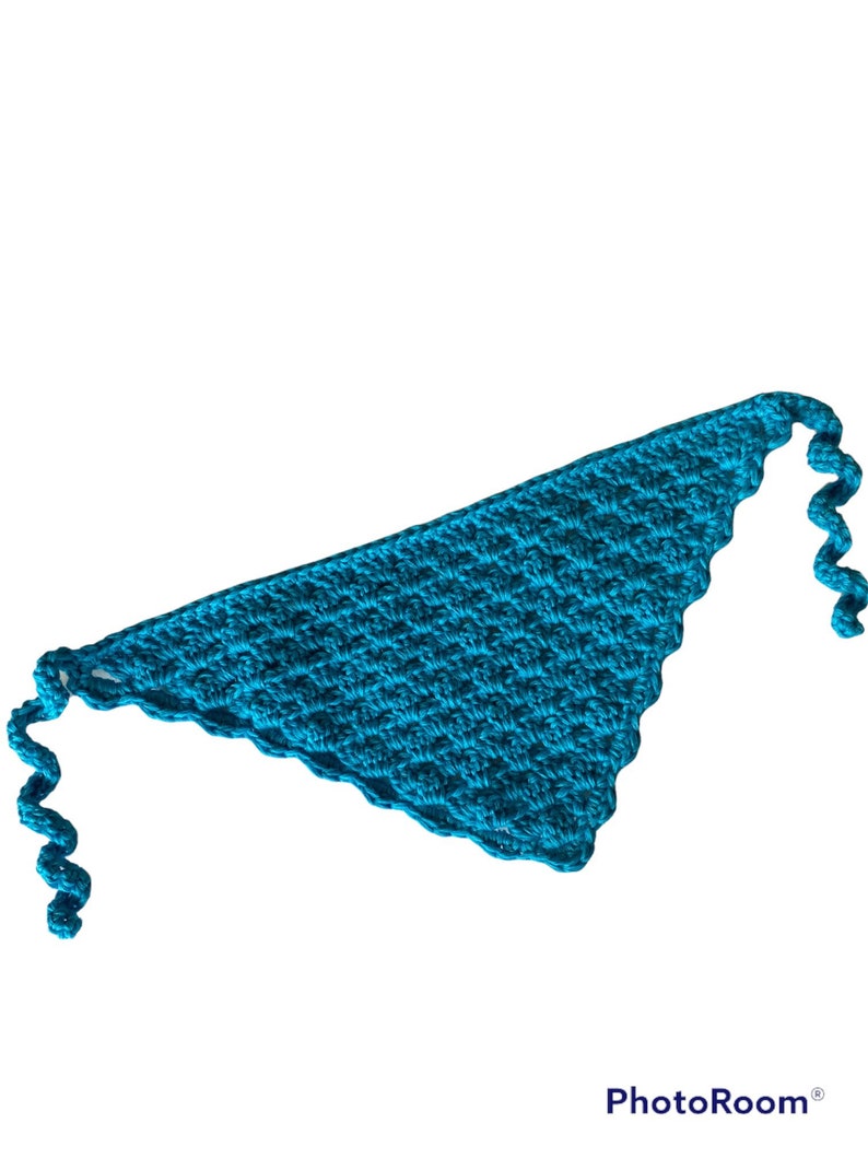 Summer Crochet Bandana, Crochet Hair Bandana, Crochet Mesh Bandana ...