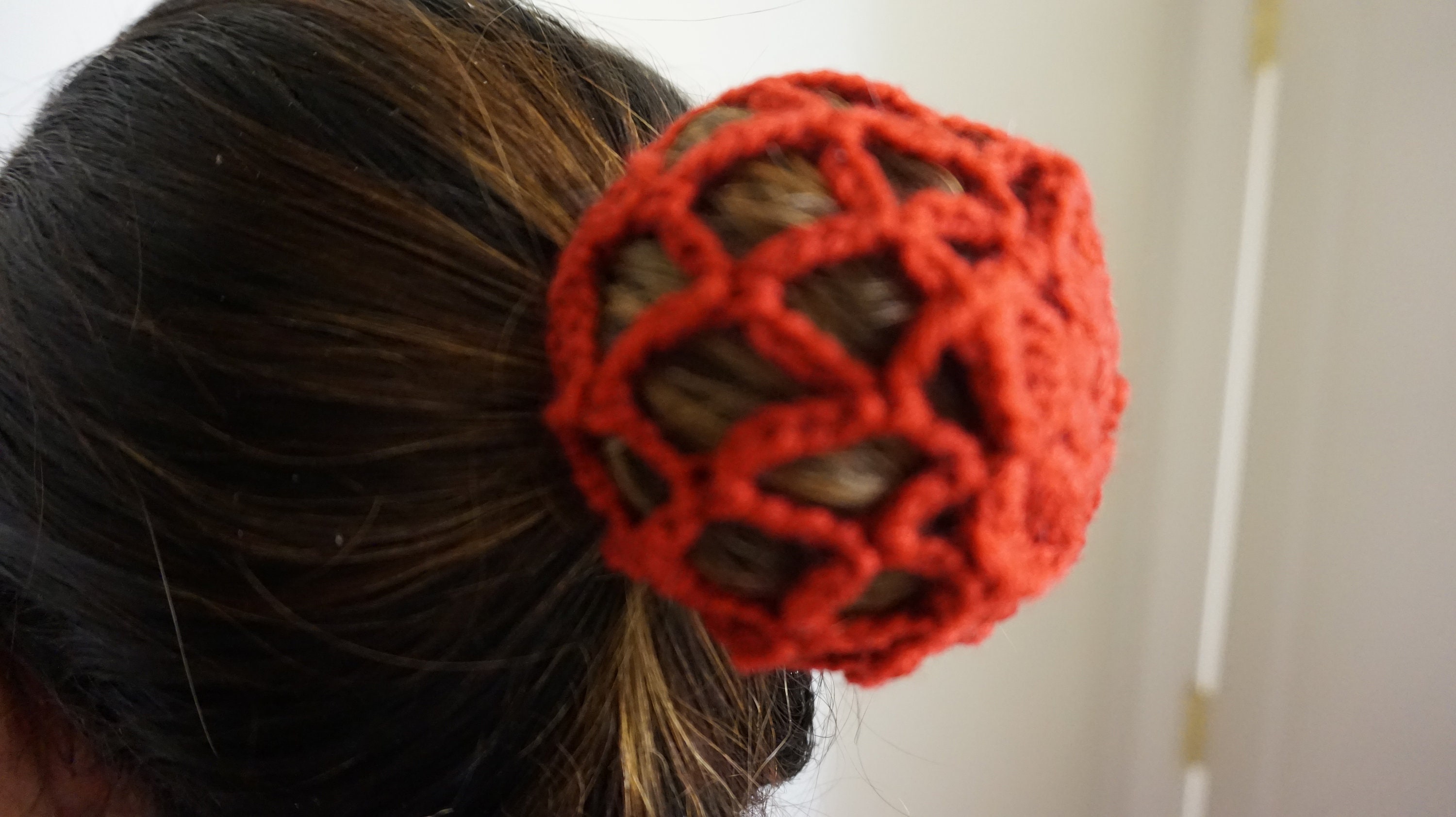 Bun Cover, Hair Net, Crochet Bun Holder, Ballerina Bun Cover, Dance ...