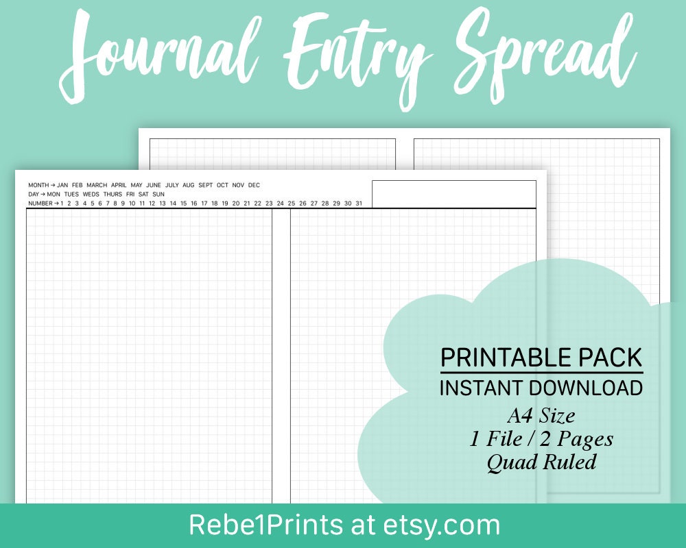 Paper & Party Supplies Journal Entry Spread Student Journaling ...
