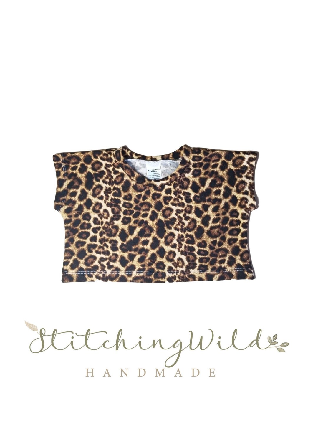 Crop Top / 3m-4t / Cheetah Crop / Sporty Crop / Oversize Crop Top - Etsy