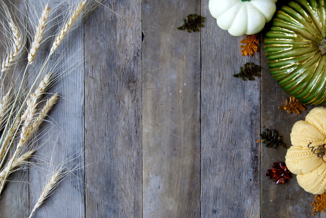 Fall Harvest Desktop Mockup Autumn Background Styled Stock Photography ...