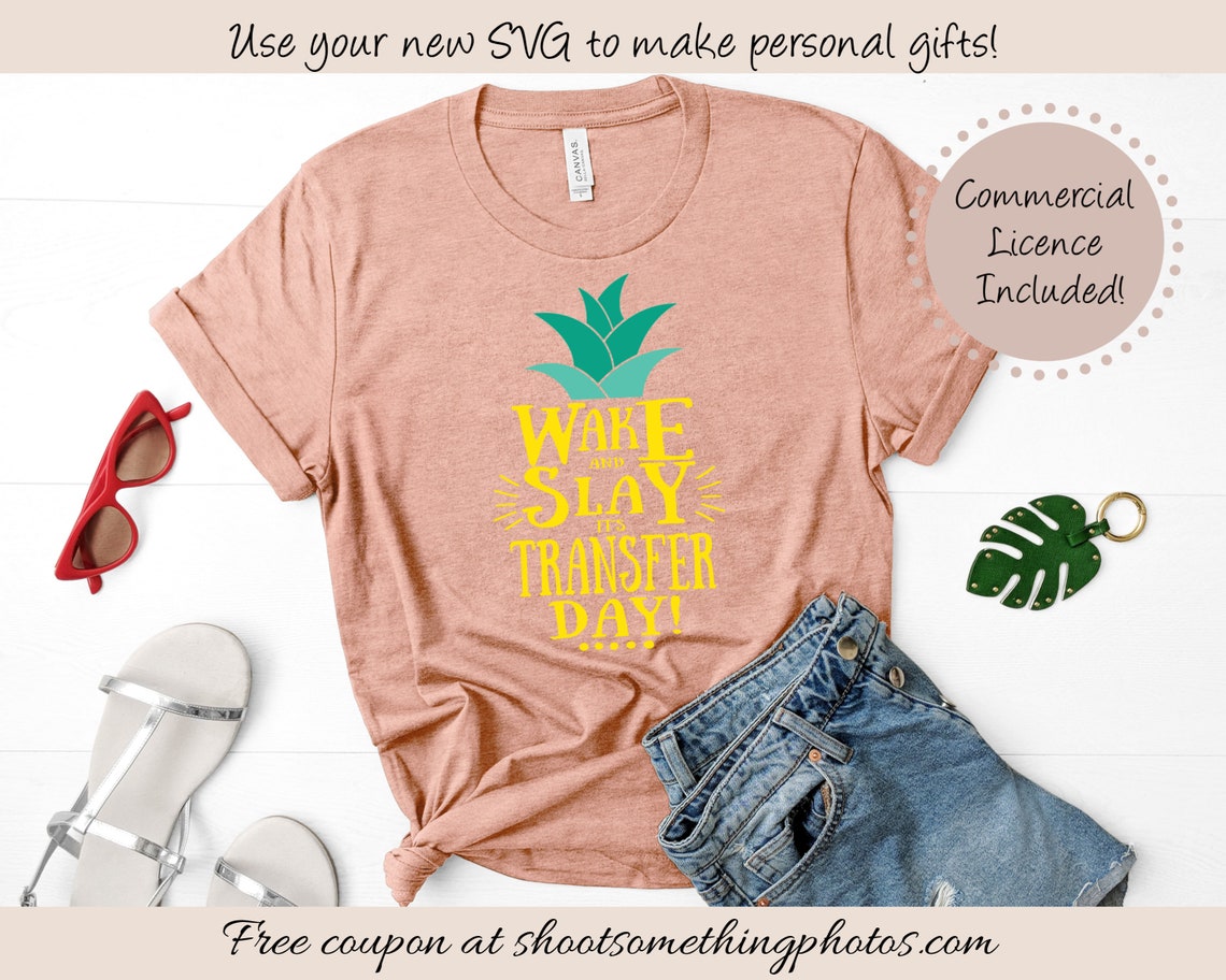 Wake and Slay Its Transfer Day SVG - IVF Transfer Day Clipart ...