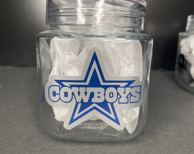Cowboys Themed Stash Jar 420 Jar Airtight Dallas Cowboys NFL 420 - Etsy
