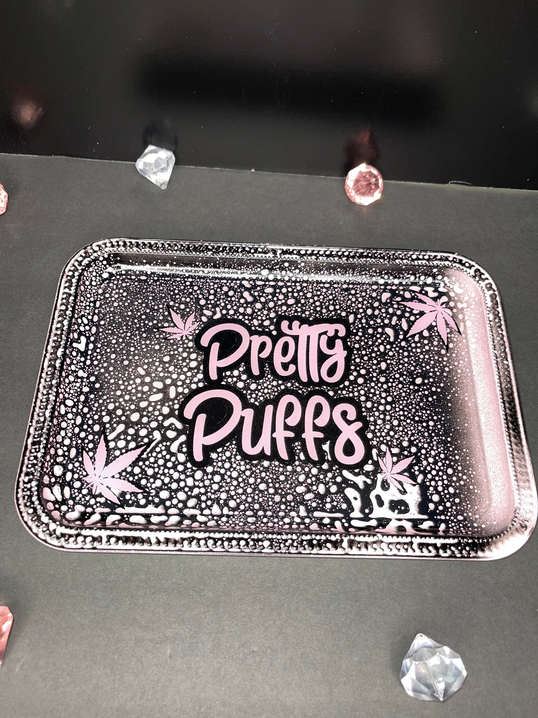 Pretty Puffs Tray Rolling Tray Serving Tray Divs 420 - Etsy