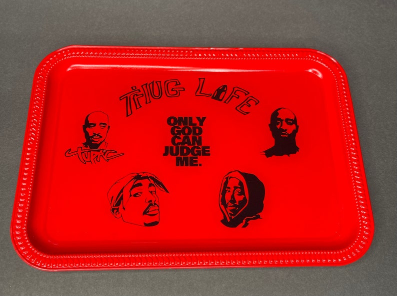 Tupac Tray Tupac/rapper Tray Rolling Tray Serving Tray - Etsy