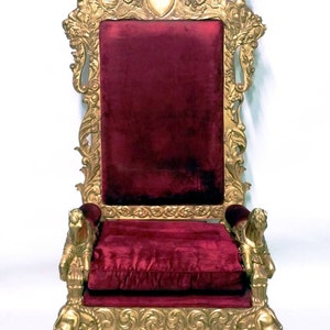 SOLD Michael Jackson Throne Chair Replica Completely Handmade and Hand ...