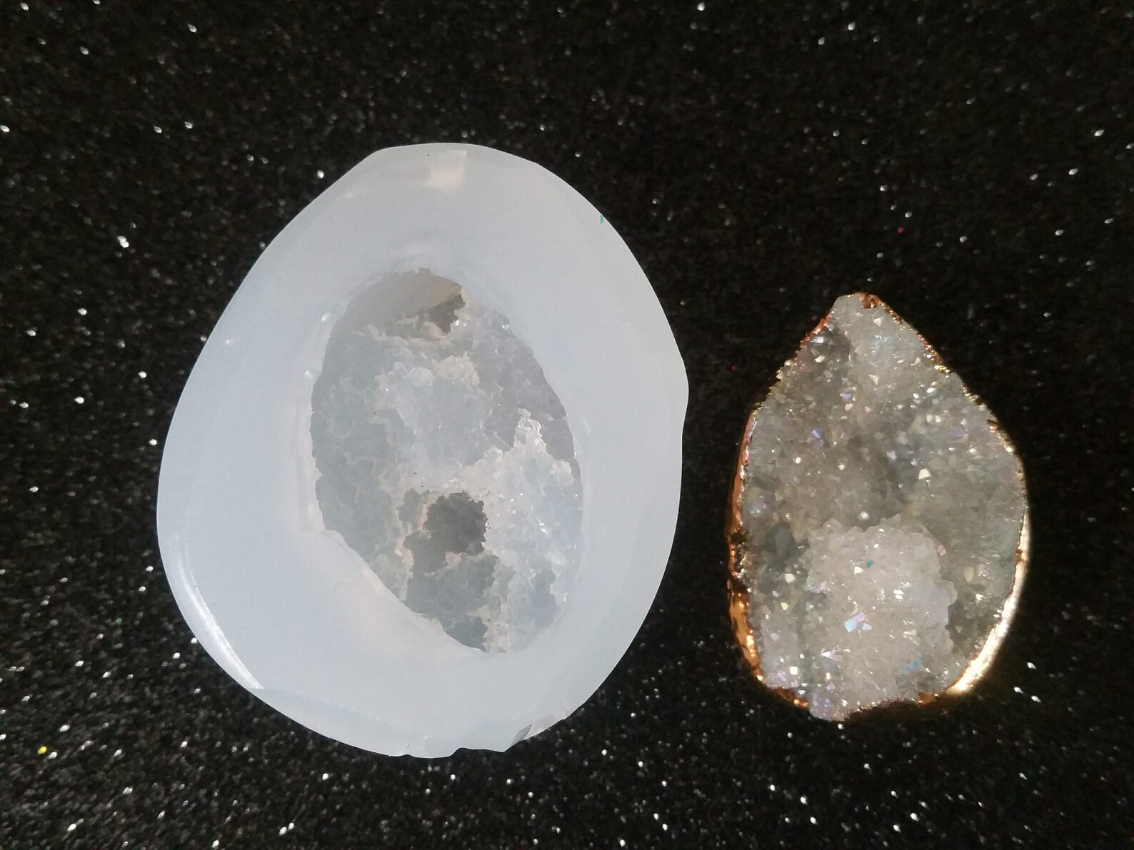 Geode Mold - Silicone Molds - Resin Molds - Crystal Mold - Resin Mould ...