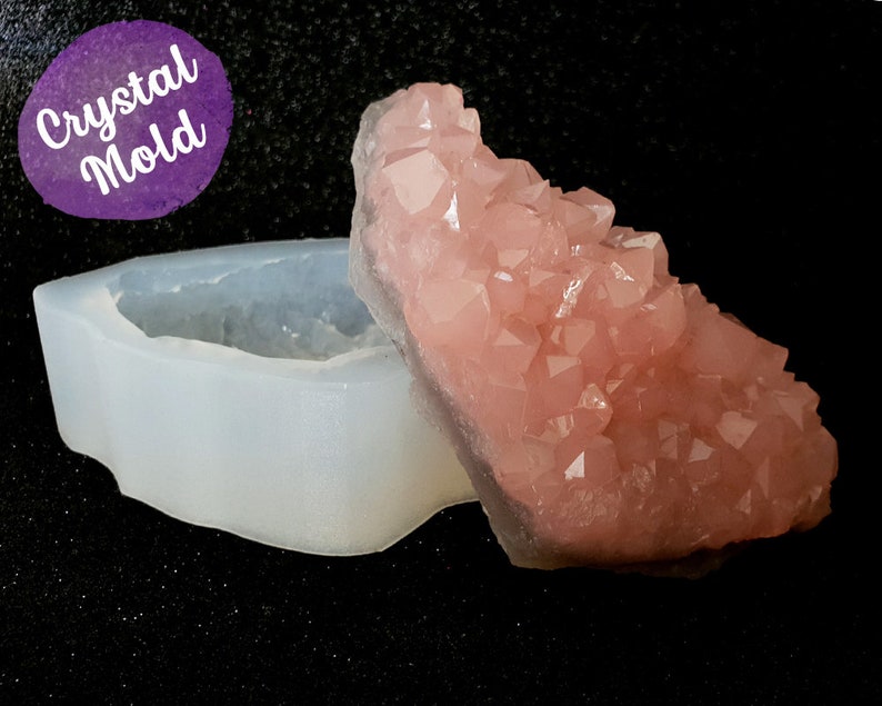 Amethyst Mold - Crystal Mold - Crystal Cluster Mould - Crystal Mould ...