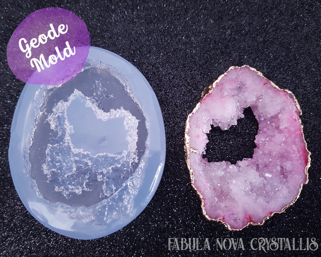 Geode Mold Resin Mould Resin Molds Crystal Mold Silicone Mold Silicone ...