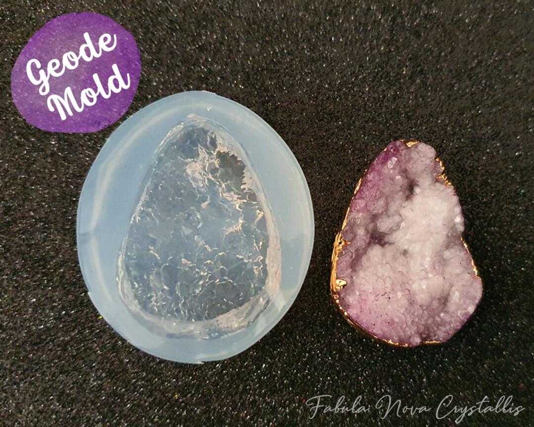 Geode Mold - Silicone Molds - Resin Molds - Crystal Mold - Resin Mould ...