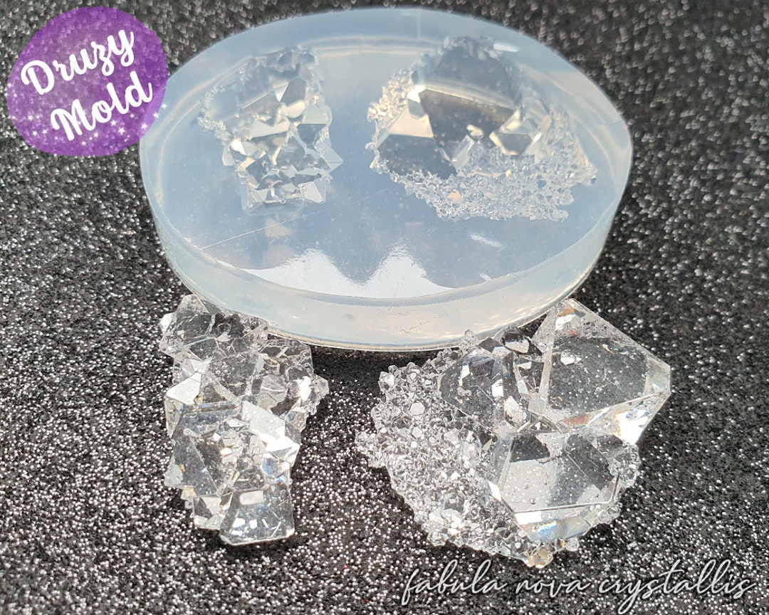 Druzy Mold - Resin Molds - Geode Mould - Silicone Molds - Crystal ...