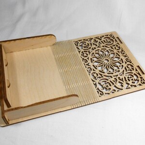 Laser Cut Wood Mandala Box, Tarot Cards Box Jewelry Storage Trinket Box ...