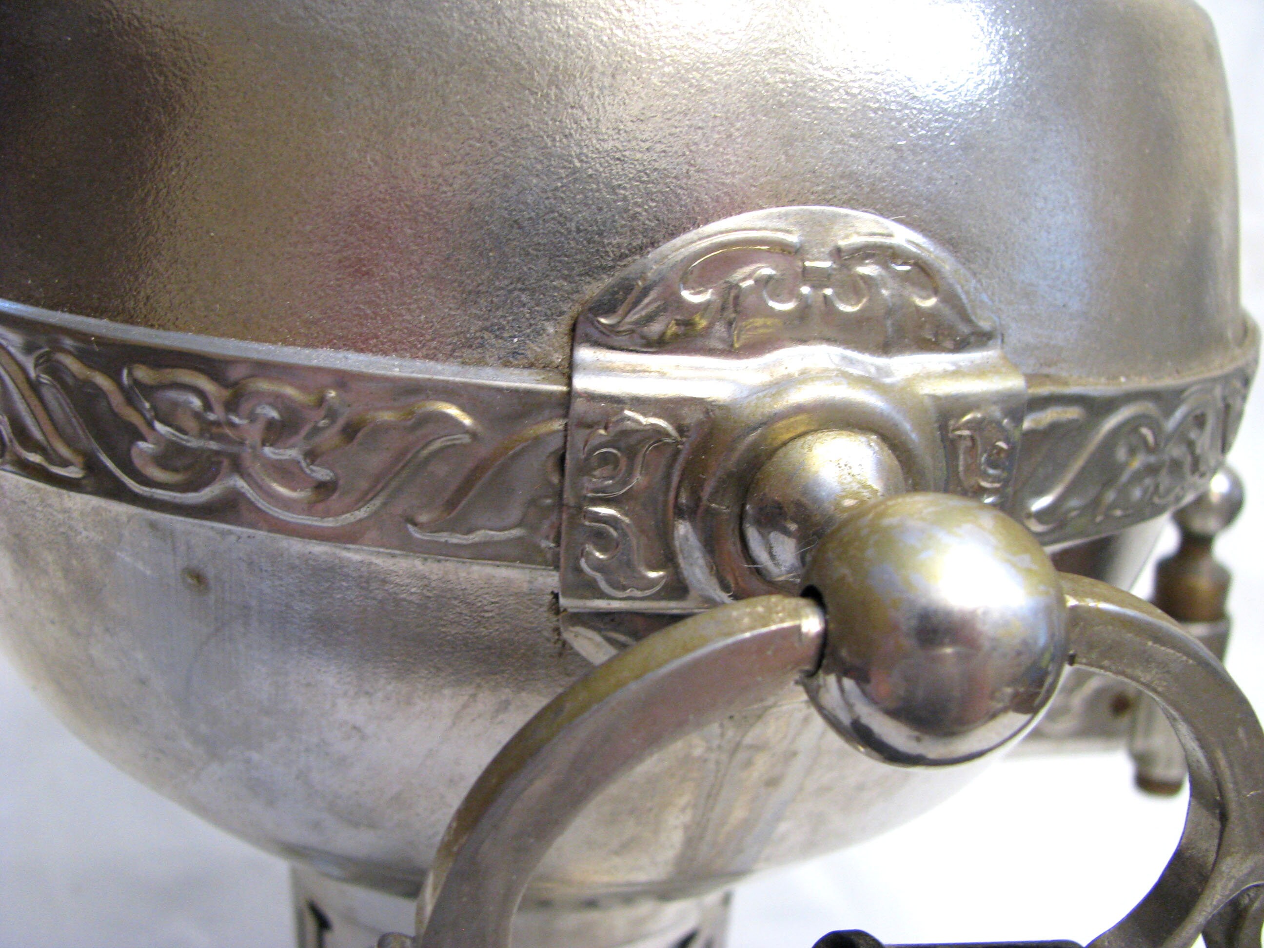 Very Rare Antique Russian Samovar Vintage Soviet Nickel Silver Teapot ...
