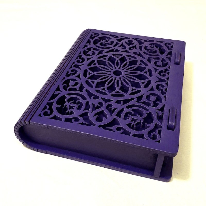 Purple Wedding Card Box - Etsy