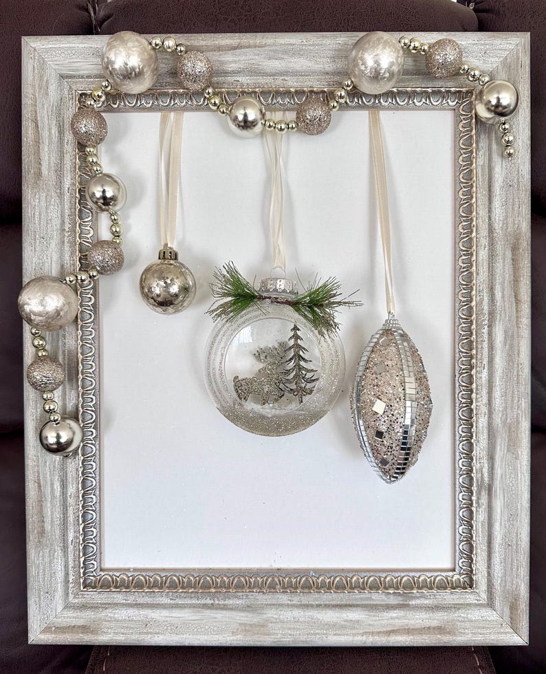 Framed Ornament Wall Art - Etsy
